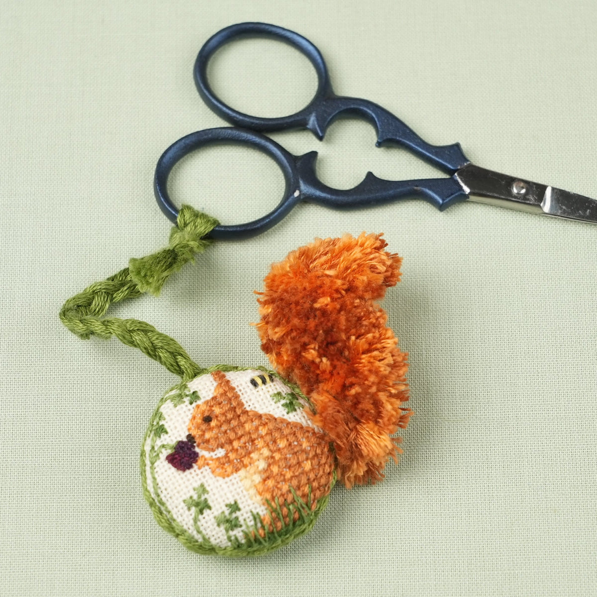 Bramble Thicket Scissor Fob – Blue Coppice